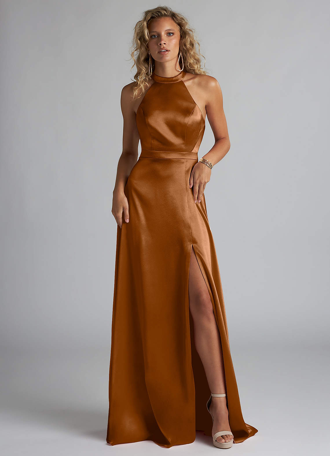 Copper Azazie Clarice Bridesmaid Dresses | Azazie