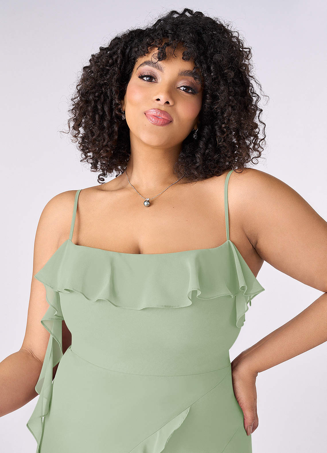 Barbie™ AZAZIE 1001 Dusty Sage Bridesmaid Dresses | Azazie