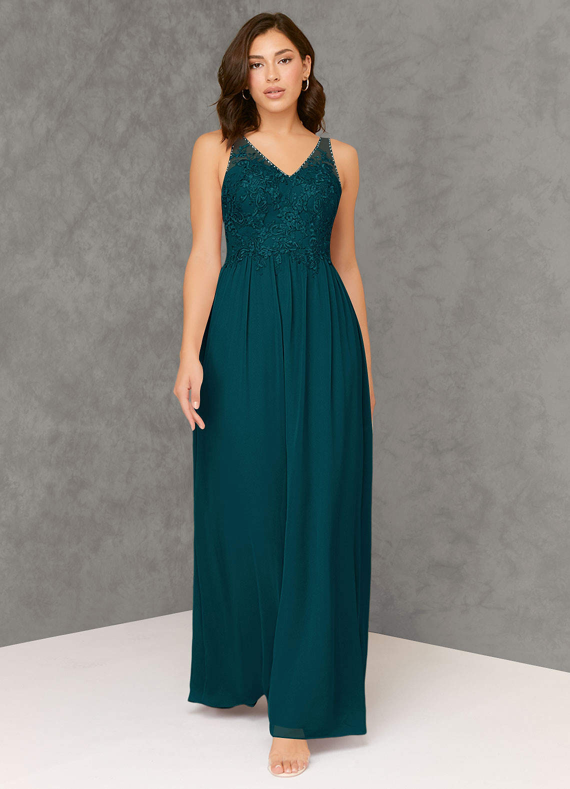 Pine Azazie Amy Bridesmaid Dresses | Azazie
