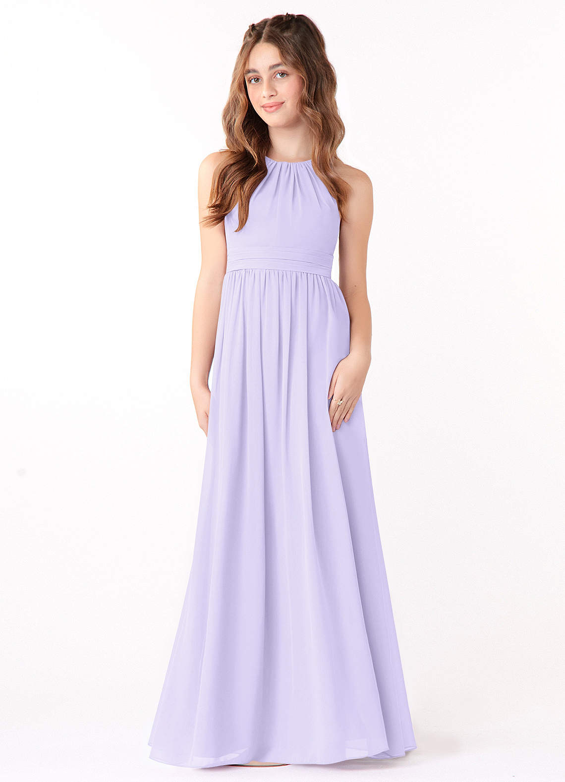 Lilac Azazie Jaylah JBD Junior Bridesmaid Dresses | Azazie