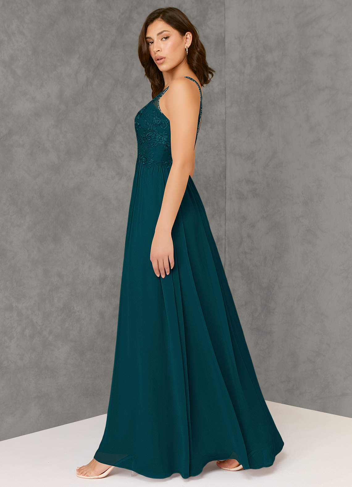 Pine Azazie Amy Bridesmaid Dresses | Azazie