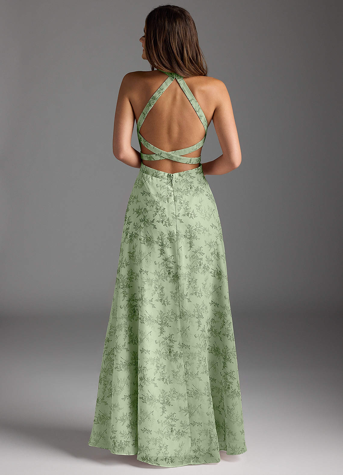 Azazie Clarice Green Fern Floral Bridesmaid Dresses | Azazie