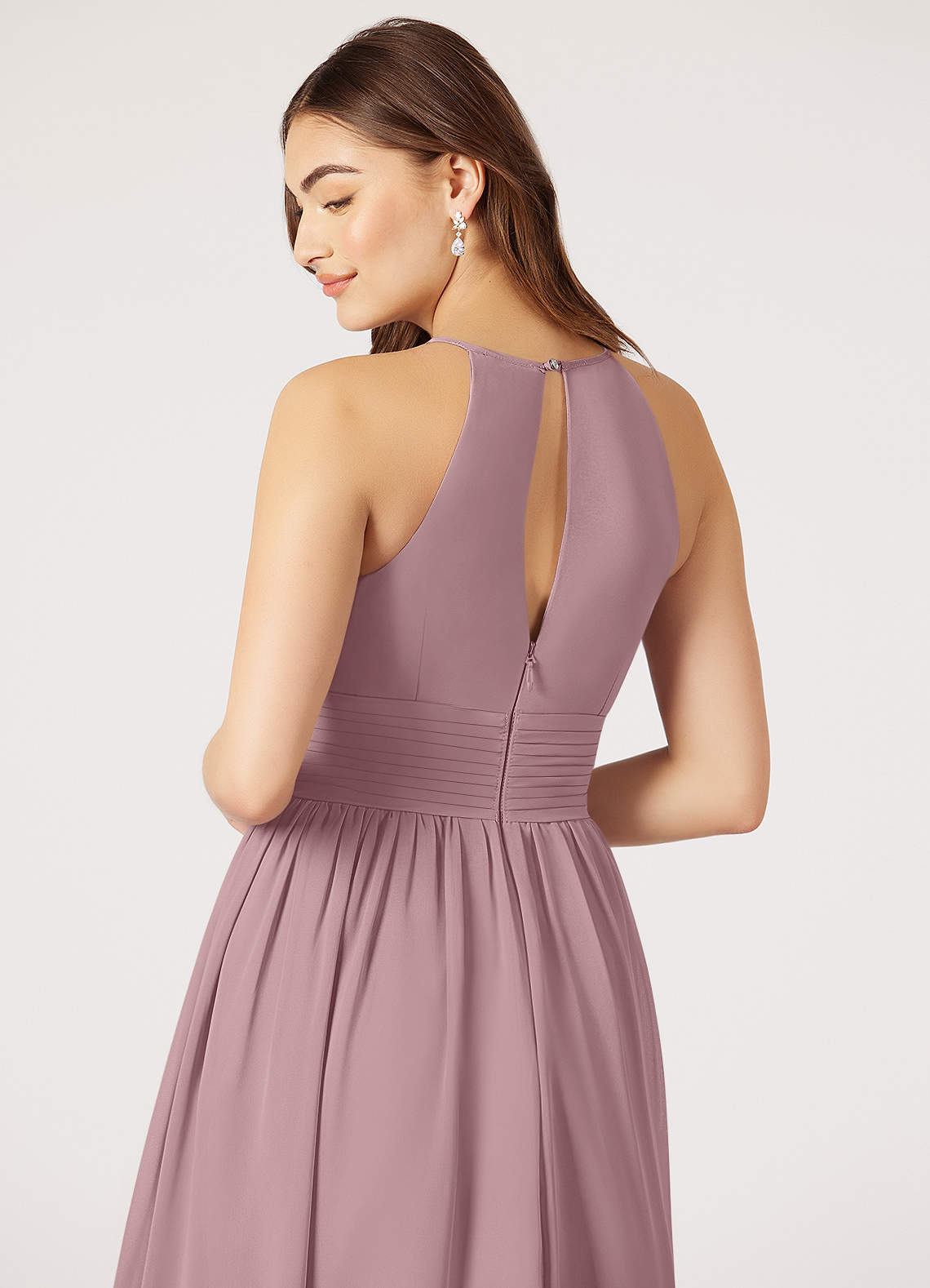Dusty Rose Azazie Siobhan Bridesmaid Dresses | Azazie
