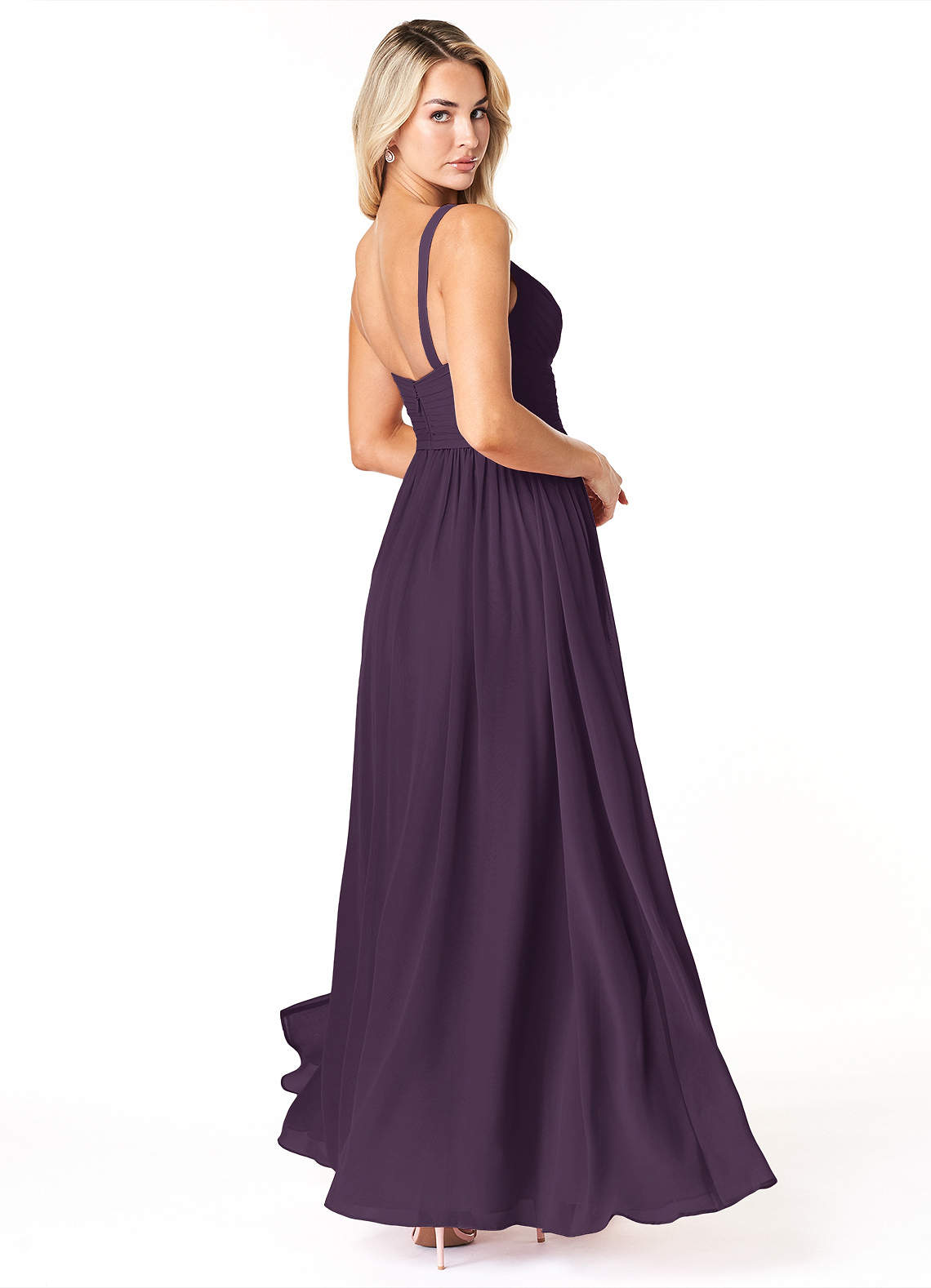 Plum Azazie Chanel Bridesmaid Dresses | Azazie