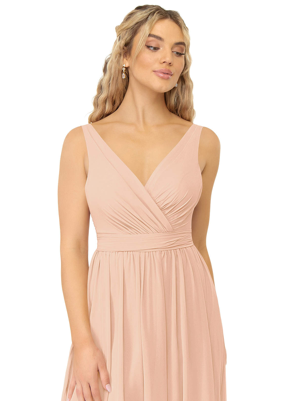 Azazie Kora English Rose Bridesmaid Dresses | Azazie