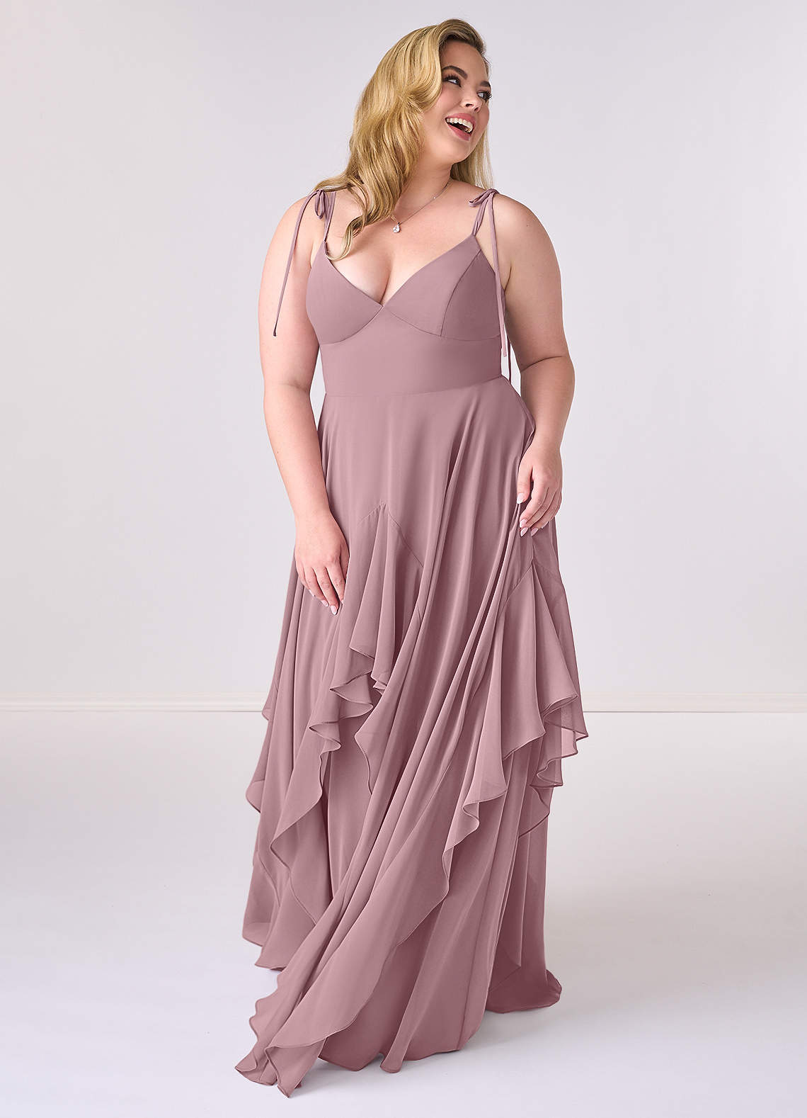 Dusty Rose Barbie™ AZAZIE 1004 Bridesmaid Dresses | Azazie