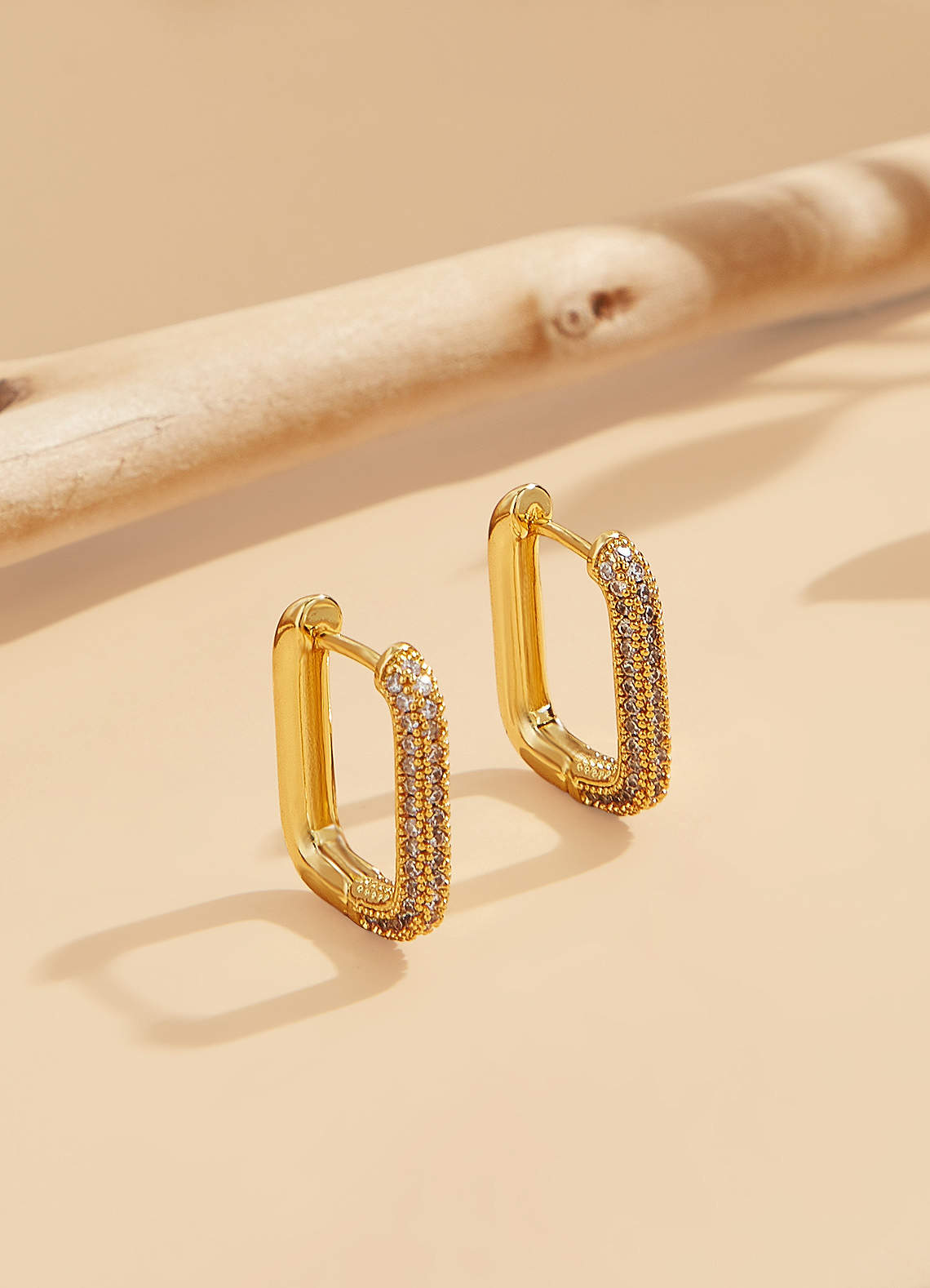 Rhinestone Square Earrings Jewelry | Azazie