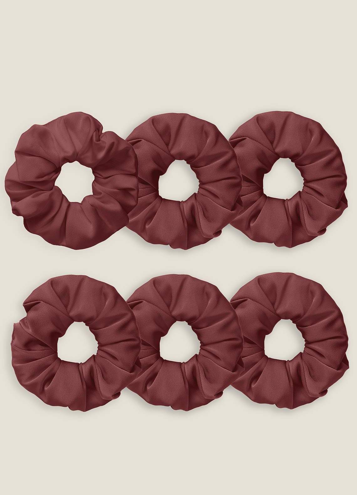 Bridesmaid Stretch Satin Over Size Scrunchie Set | Azazie