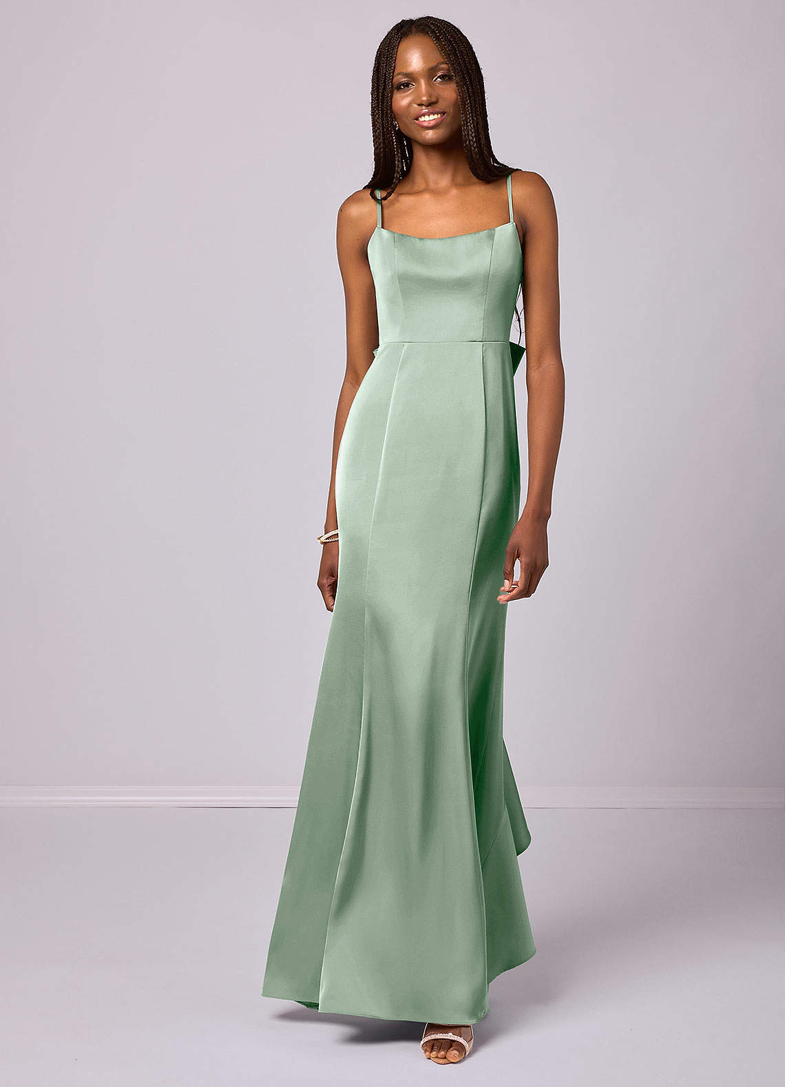 Barbie™ AZAZIE 1033 Agave Bridesmaid Dresses | Azazie