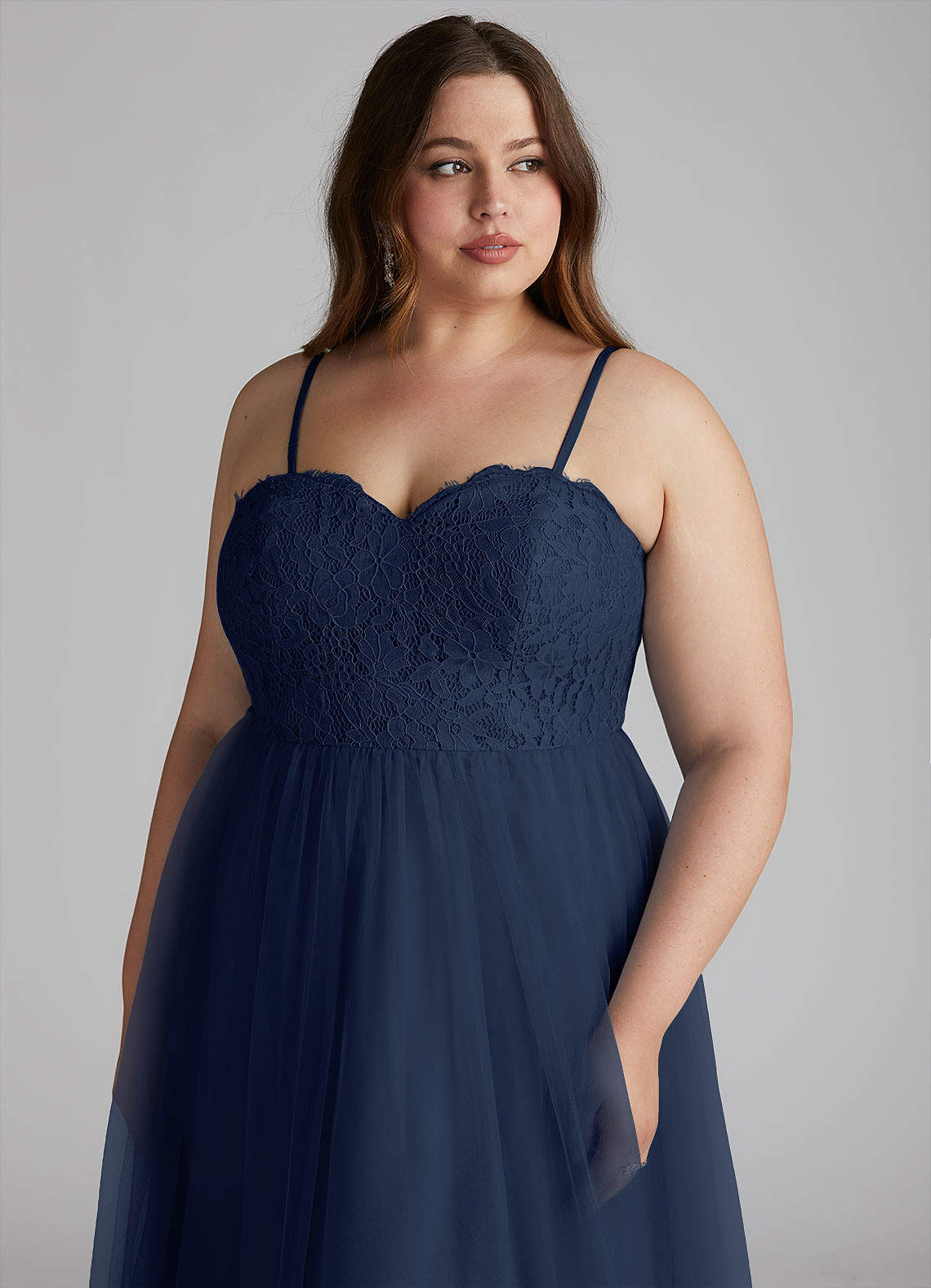 Azazie Roni Dark Navy Bridesmaid Dresses | Azazie