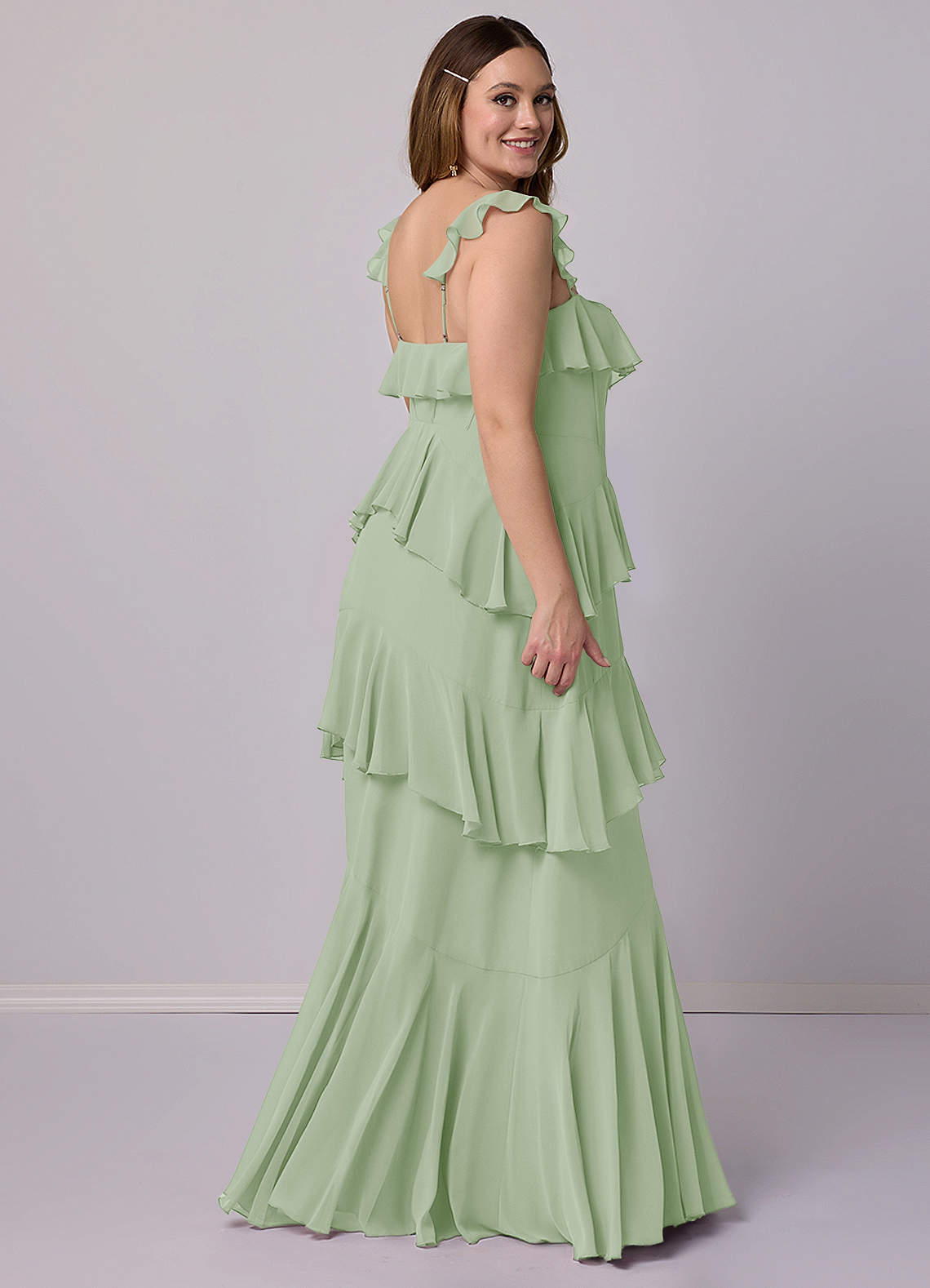 Barbie™ AZAZIE 1025 Dusty Sage Bridesmaid Dresses | Azazie