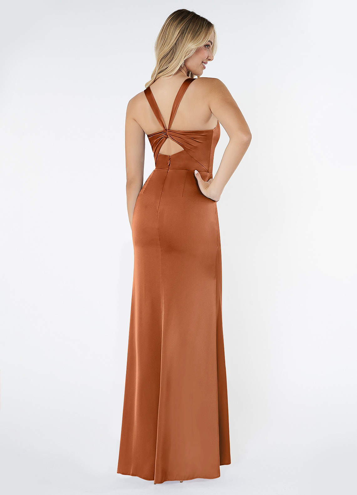 Azazie Mero Copper Bridesmaid Dresses | Azazie AU