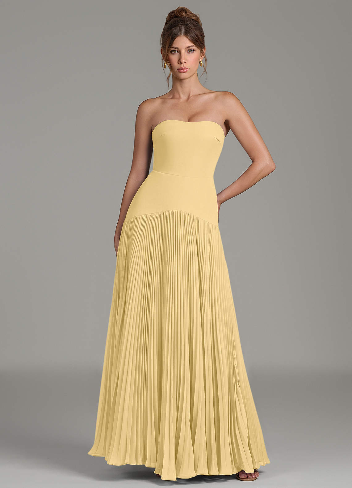 Azazie Yuliana Butter Chiffon Bridesmaid Dresses | Azazie