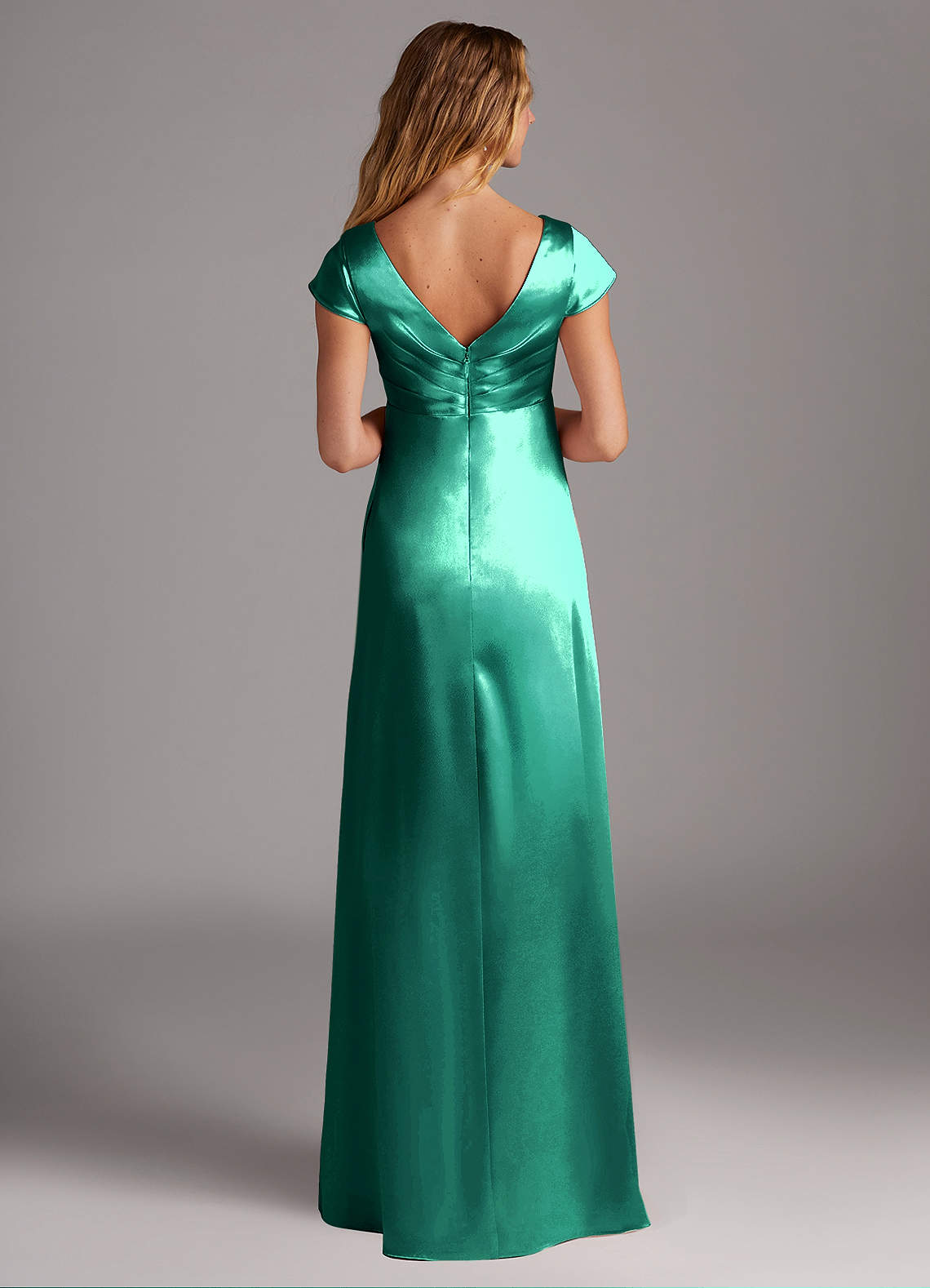 Azazie Allessia Emerald Maternity Bridesmaid Dresses | Azazie