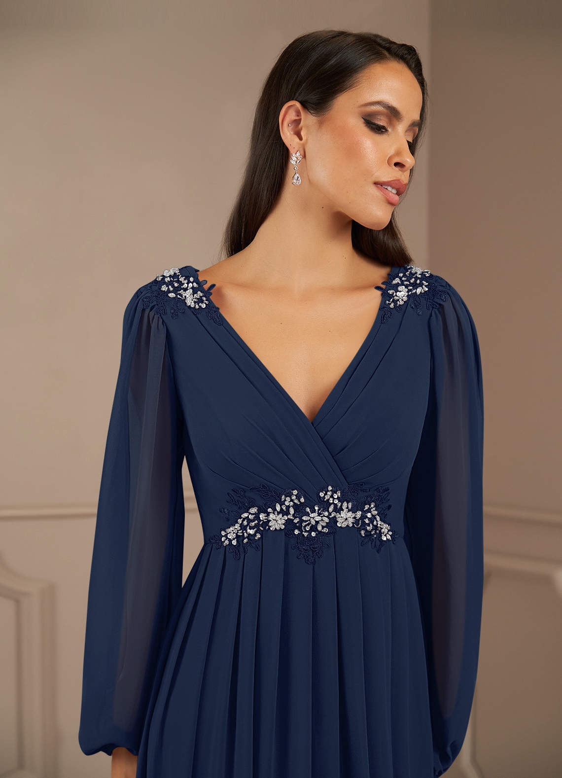 Dark Navy Azazie Gypsy Mother of the Bride Dress Mother of the Bride ...