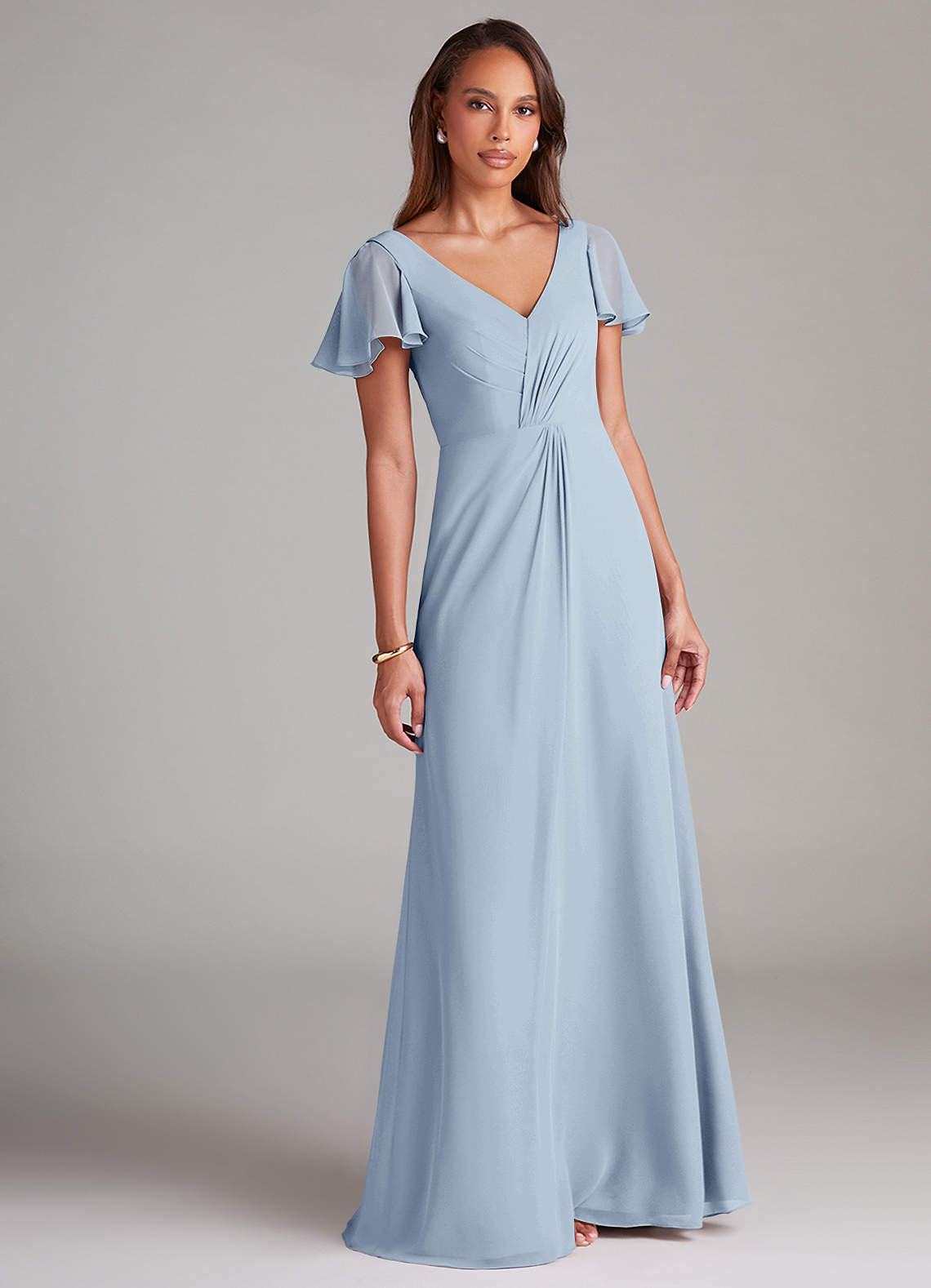Azazie Soren Mist Bridesmaid Dresses | Azazie