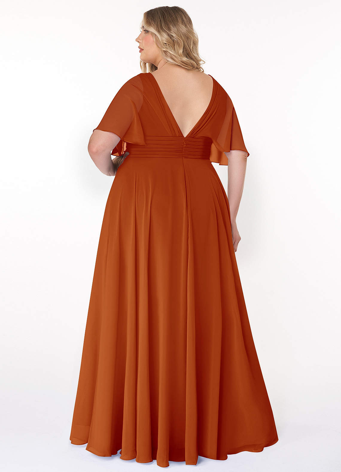 Azazie Pamela Paprika Bridesmaid Dresses | Azazie
