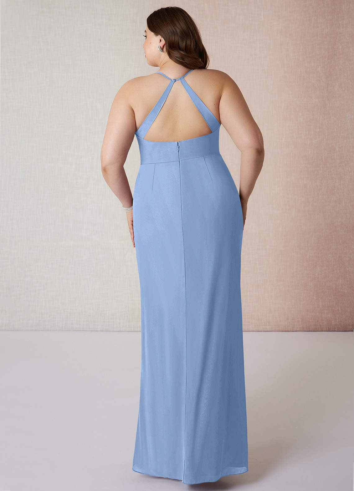 Steel Blue Azazie Becca Bridesmaid Dresses | Azazie