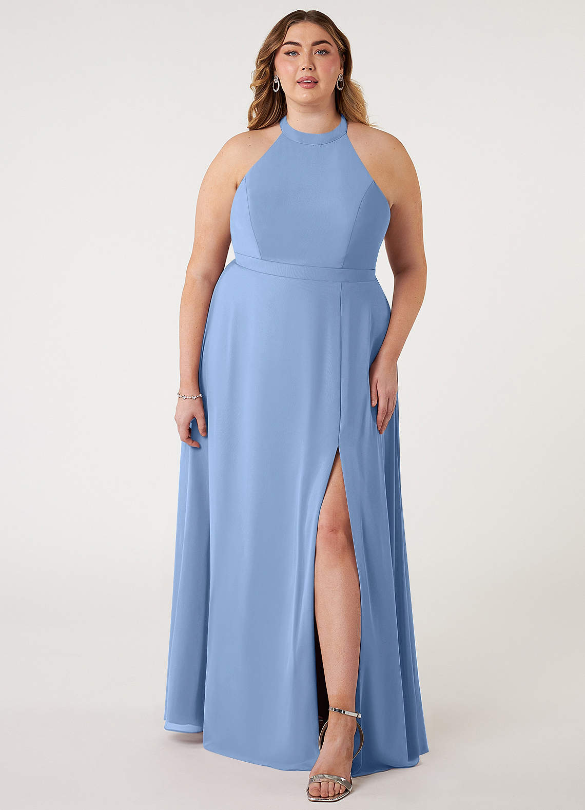 Steel Blue Azazie Clarice Bridesmaid Dresses | Azazie