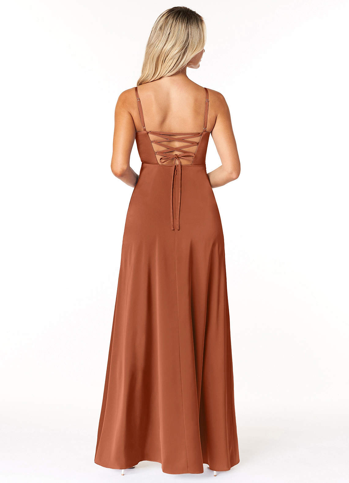 Cedar Rose Azazie Marchella Stretch Satin Dress Bridesmaid Dresses | Azazie