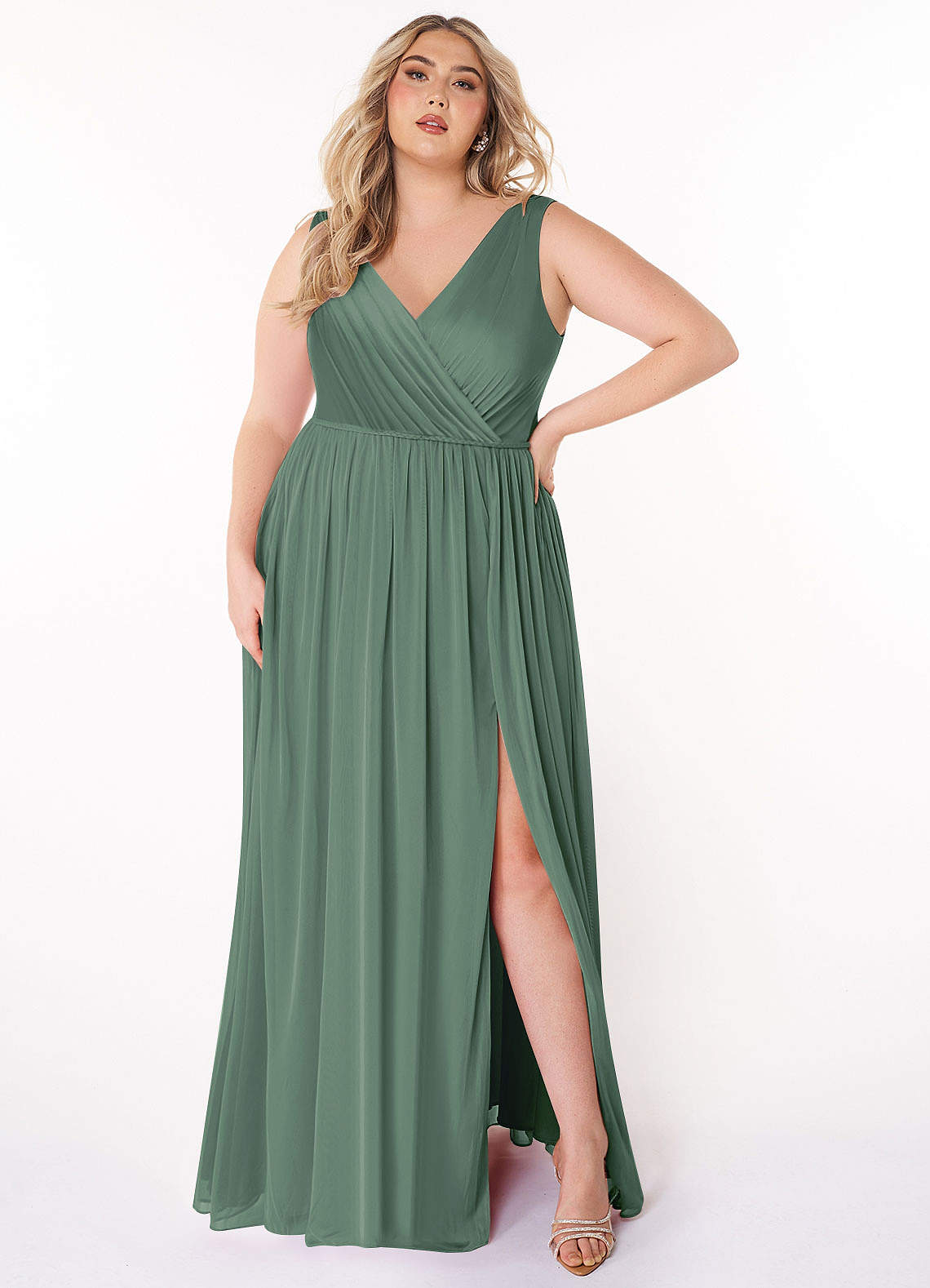 Azazie Tanicia Eucalyptus Bridesmaid Dresses Azazie Ca