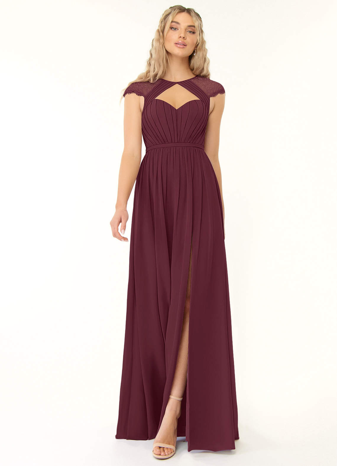 Cabernet Azazie Cicely Bridesmaid Dresses | Azazie