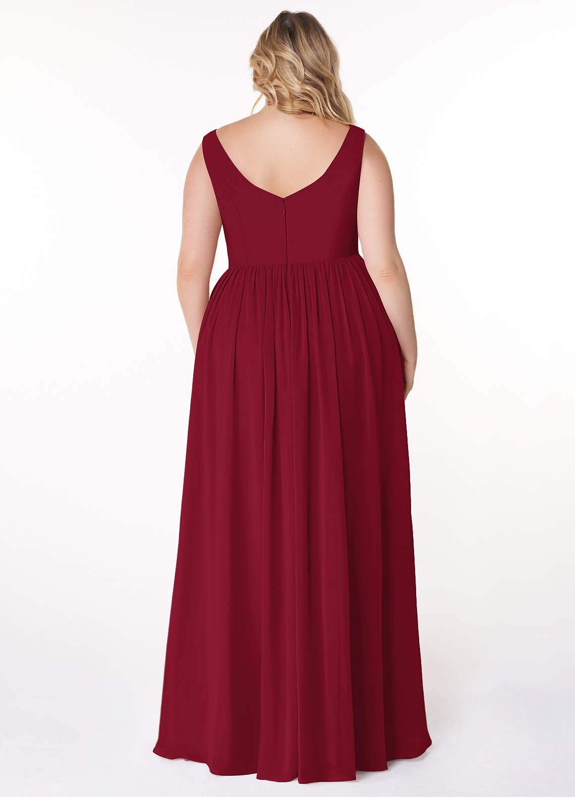 Azazie Keyla Burgundy Bridesmaid Dresses | Azazie