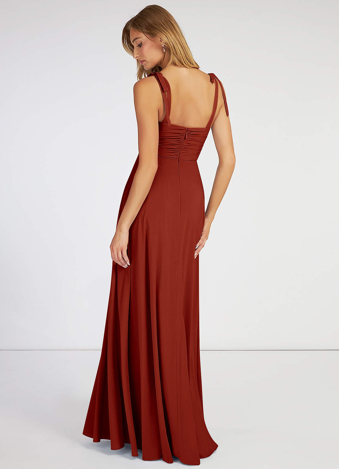 Rust Azazie Marin Bridesmaid Dresses | Azazie