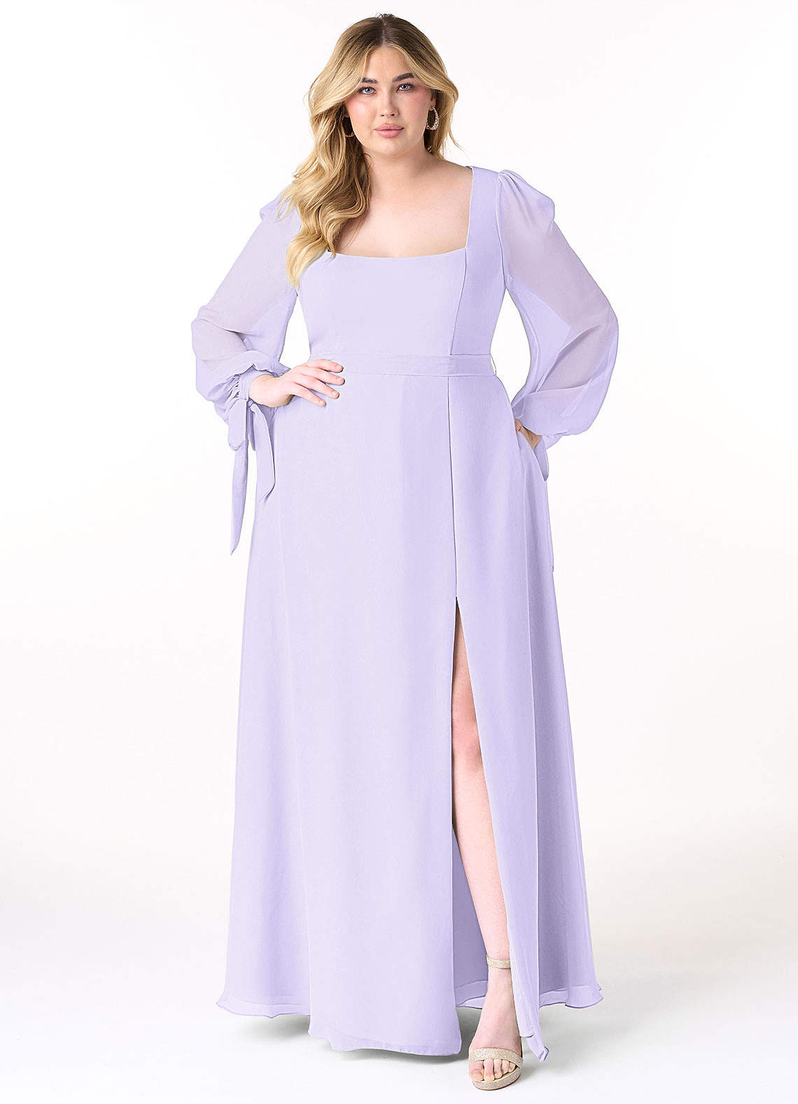 Lilac Azazie Leonia Bridesmaid Dresses | Azazie