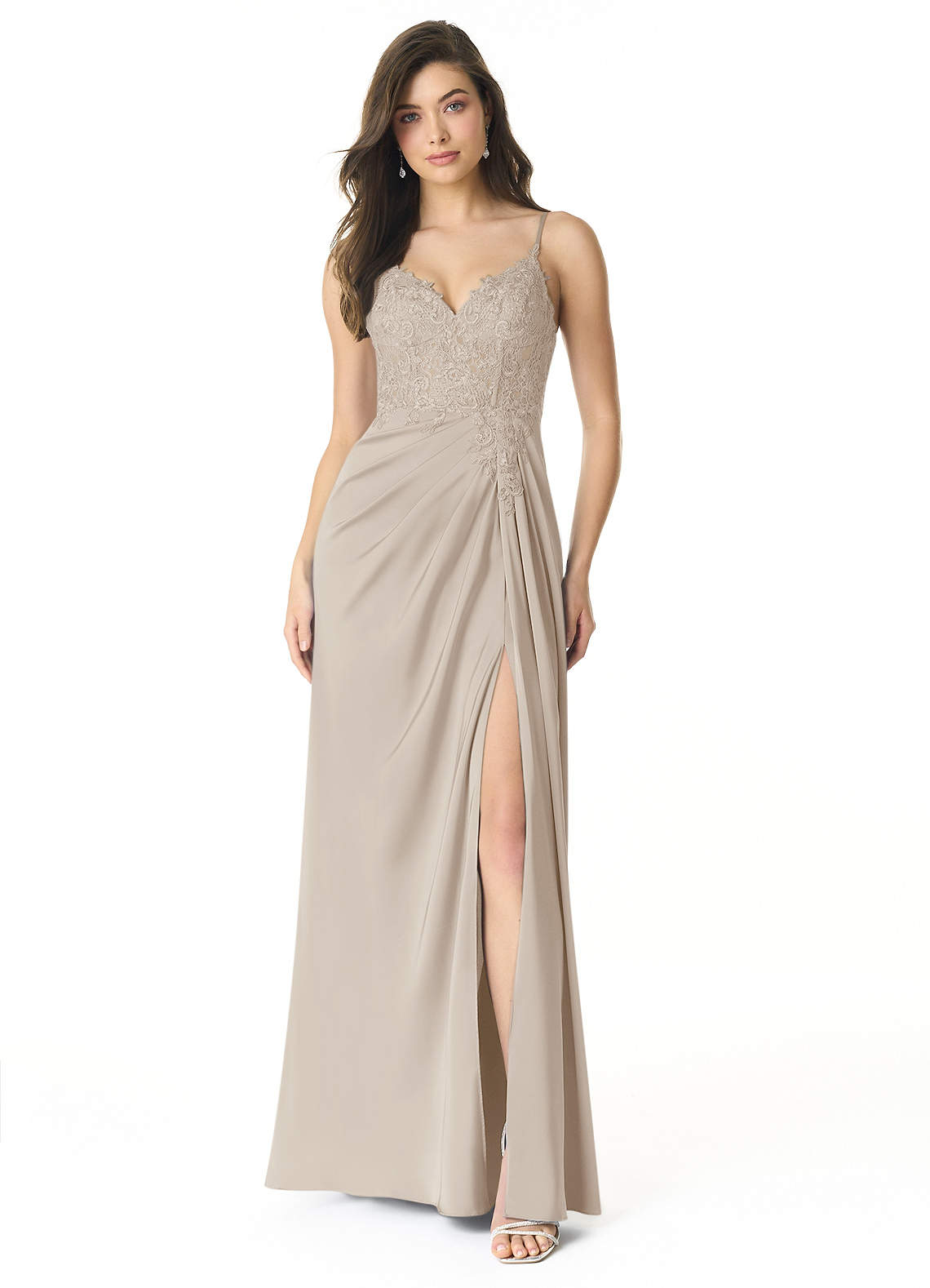 Azazie Tessia Frost Bridesmaid Dresses | Azazie