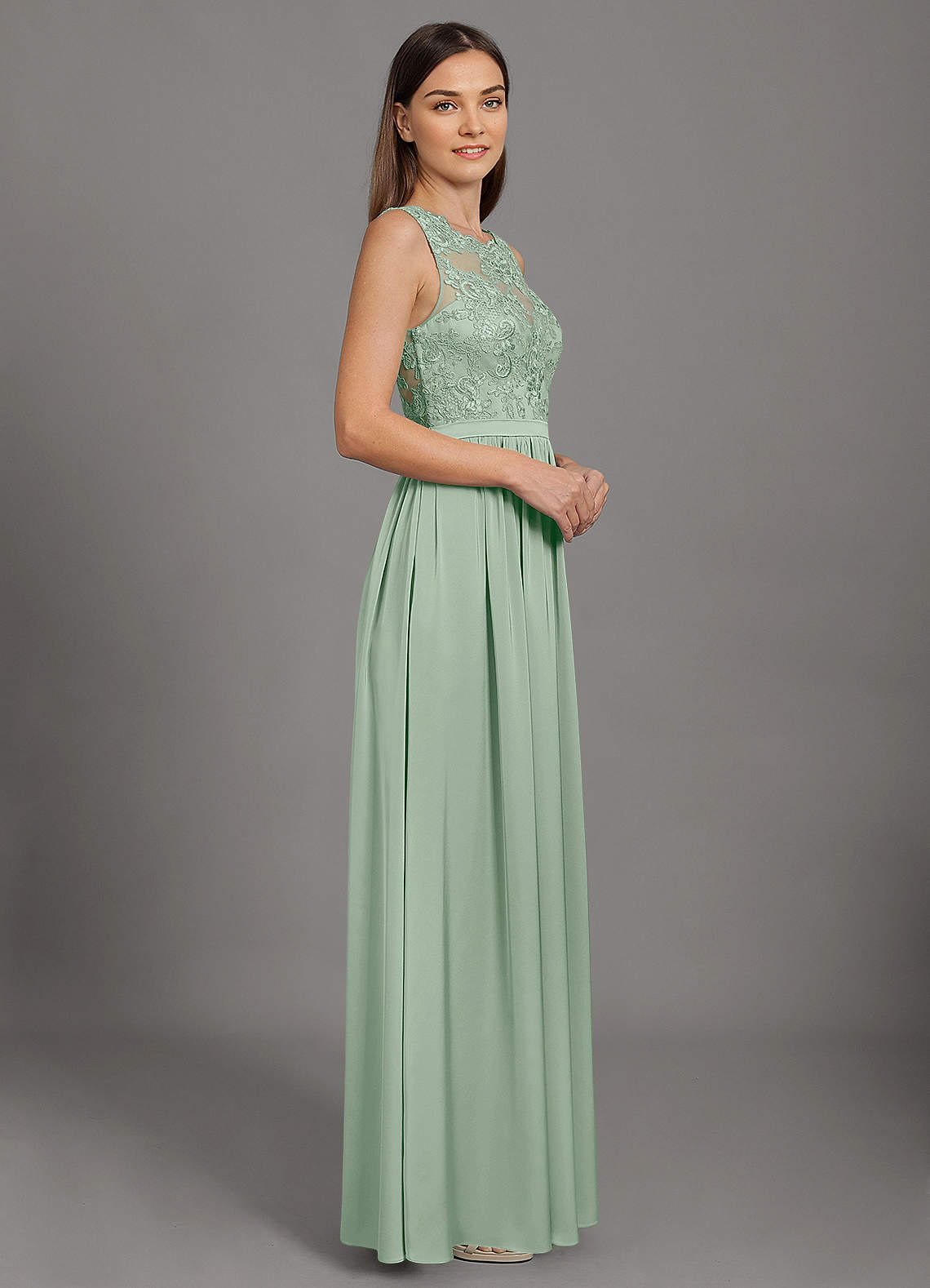 Azazie Elly Agave Bridesmaid Dresses | Azazie