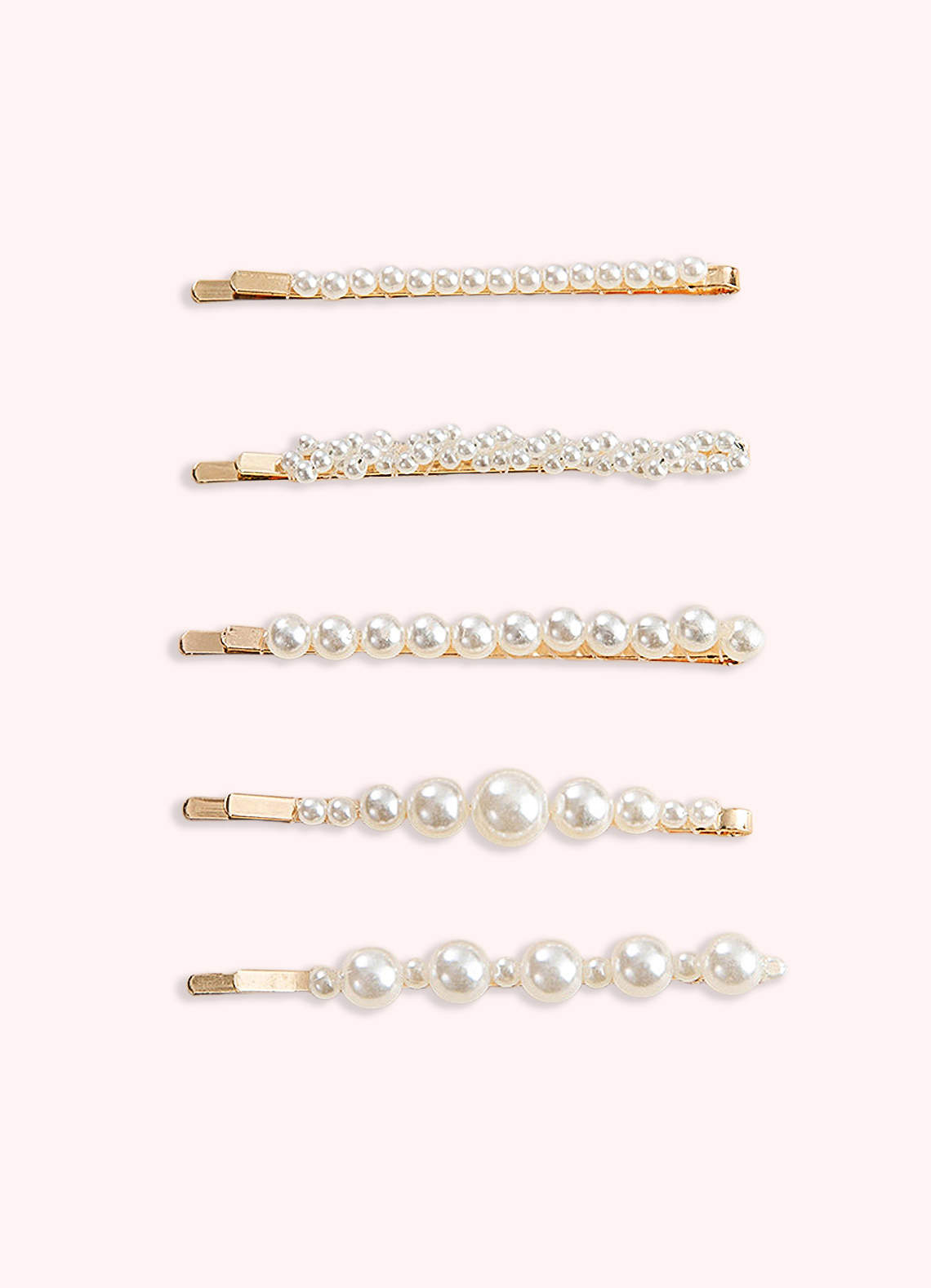 Simple Sweet Pearl Clip Hair Clip Set | Azazie