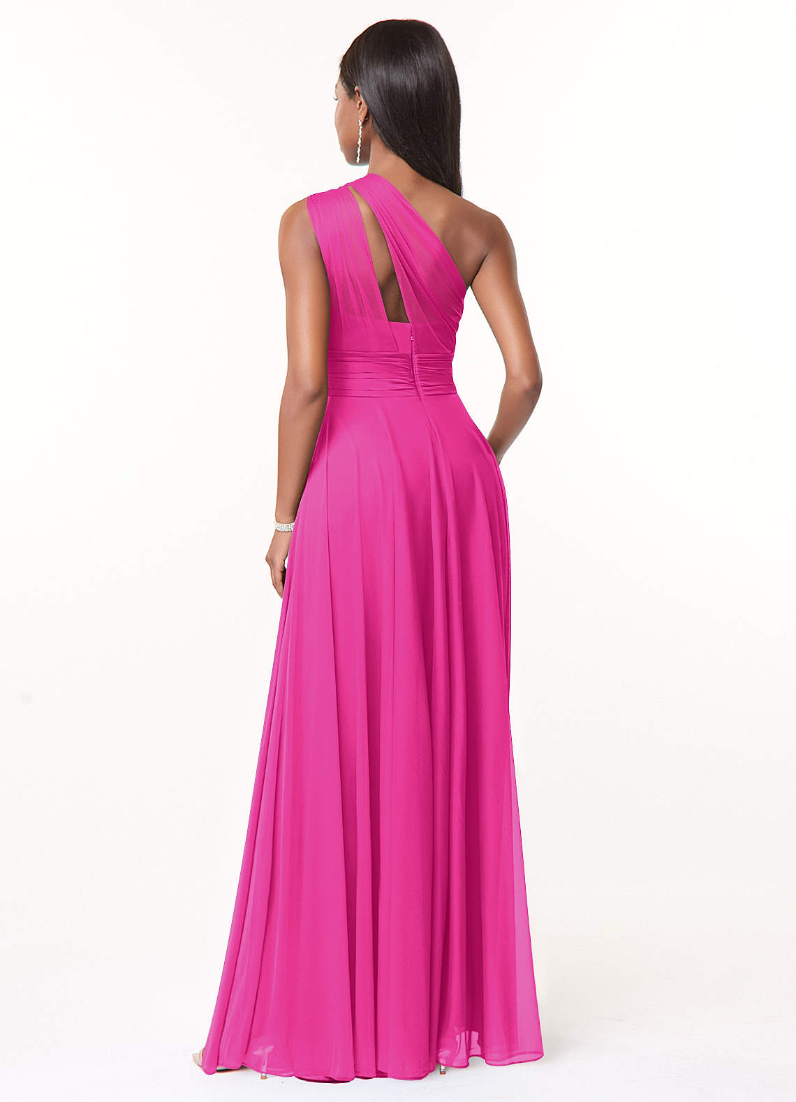 Azazie Charlize Fuchsia Bridesmaid Dresses | Azazie