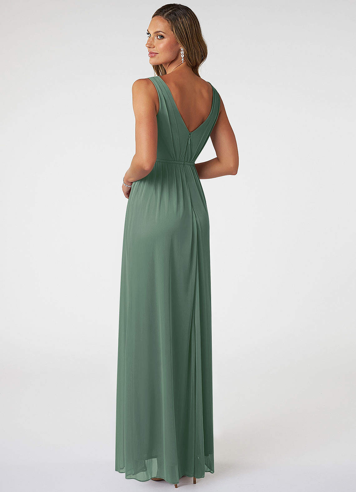 Azazie Tanicia Eucalyptus Bridesmaid Dresses Azazie Ca