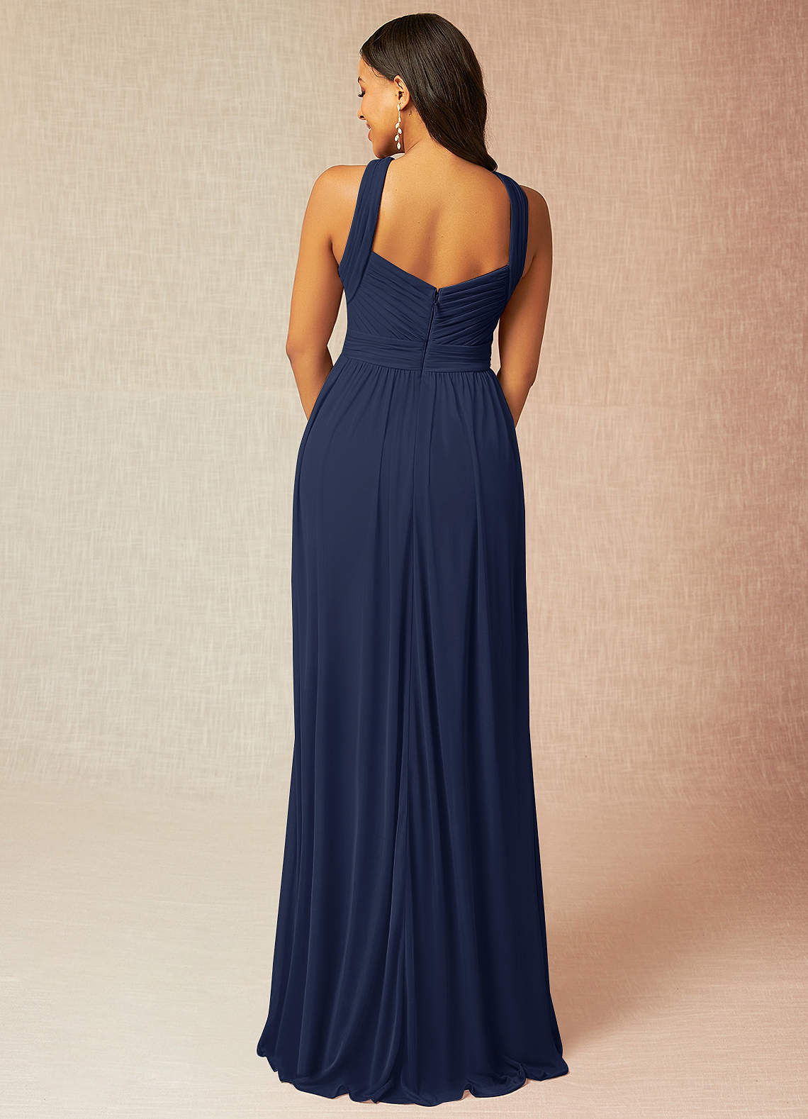 Azazie Hillian Dark Navy Bridesmaid Dresses | Azazie