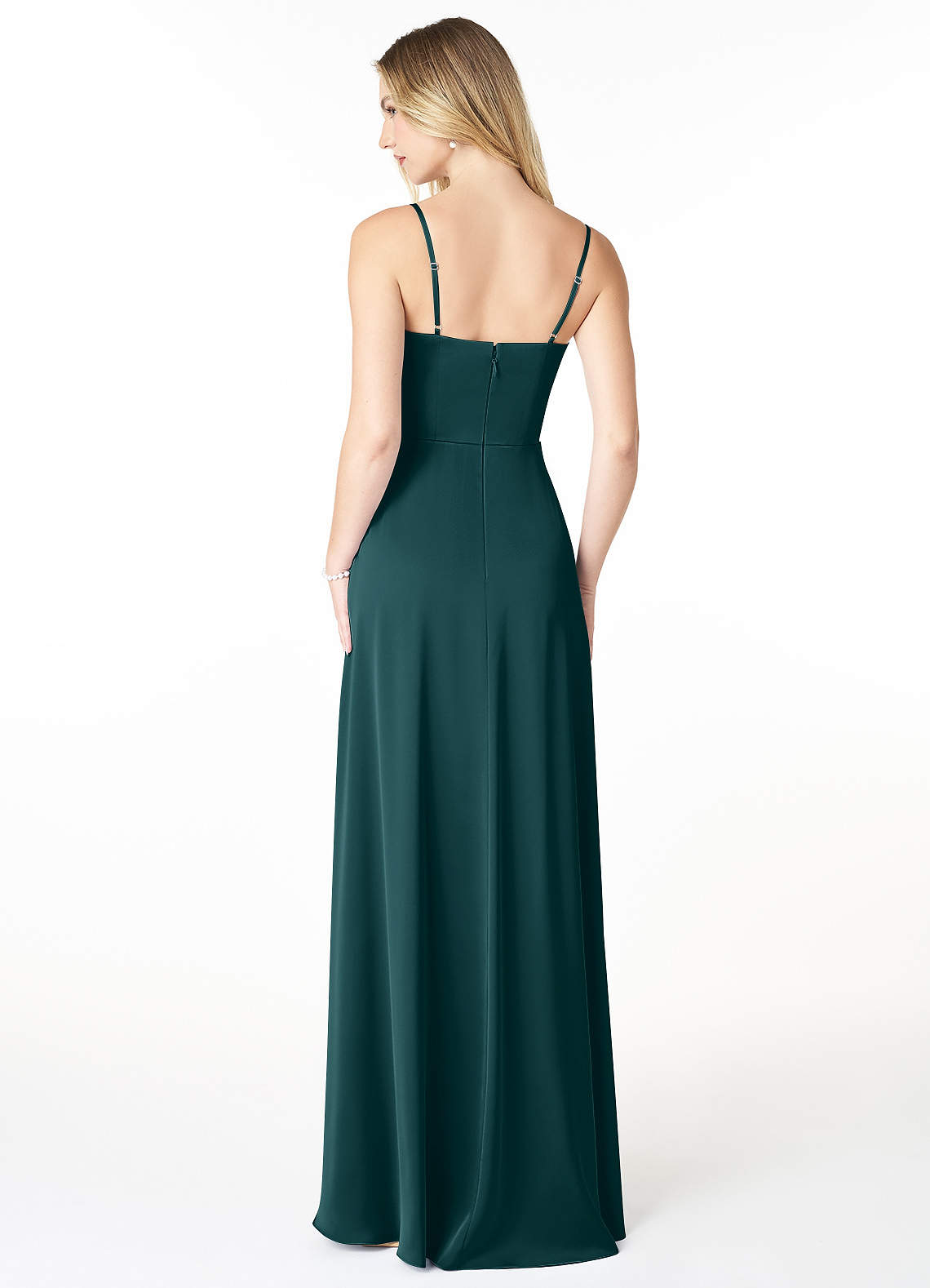 Pine Azazie Aylen Bridesmaid Dresses | Azazie