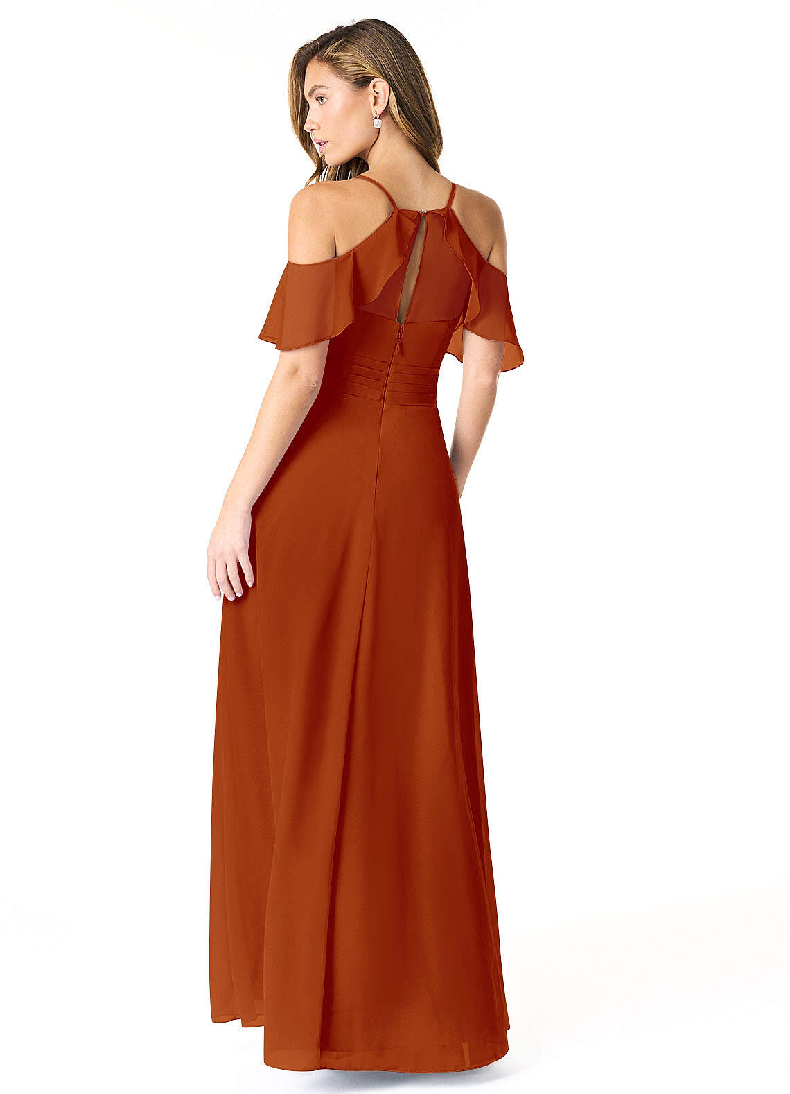 Paprika Azazie Dakota Bridesmaid Dresses | Azazie