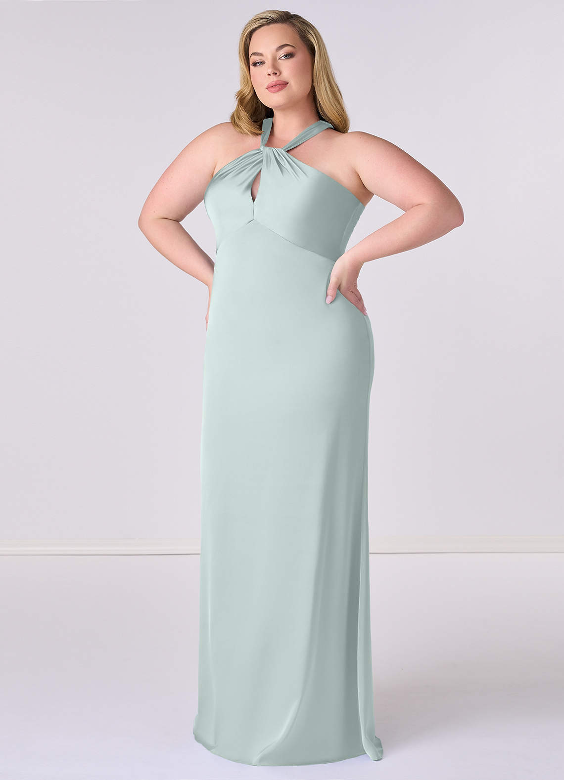 Mist Barbie™ AZAZIE 1006 Bridesmaid Dresses | Azazie