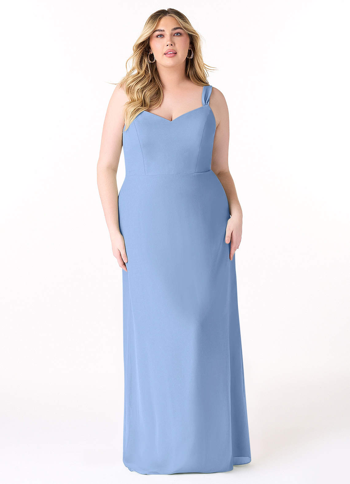 Steel Blue Azazie Denice Bridesmaid Dresses | Azazie