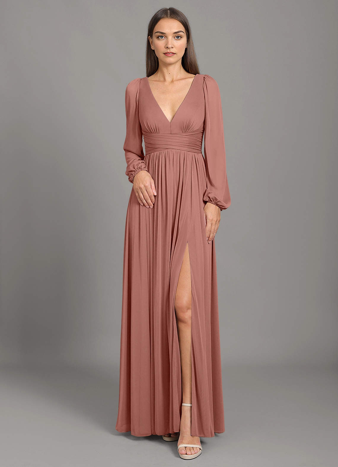 Azazie Norah Cedar Rose Bridesmaid Dresses | Azazie