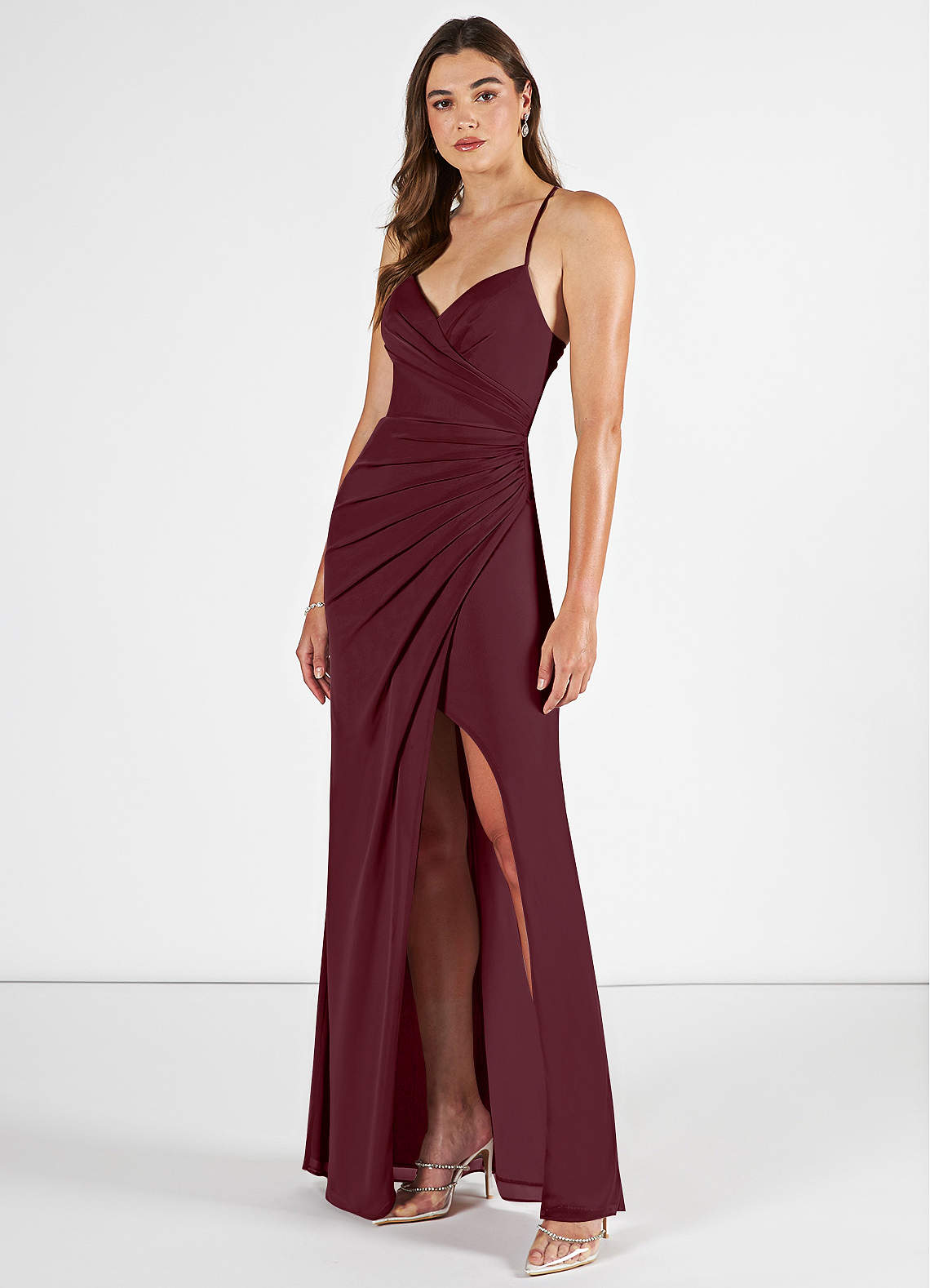 Azazie Kamali Cabernet Bridesmaid Dresses | Azazie