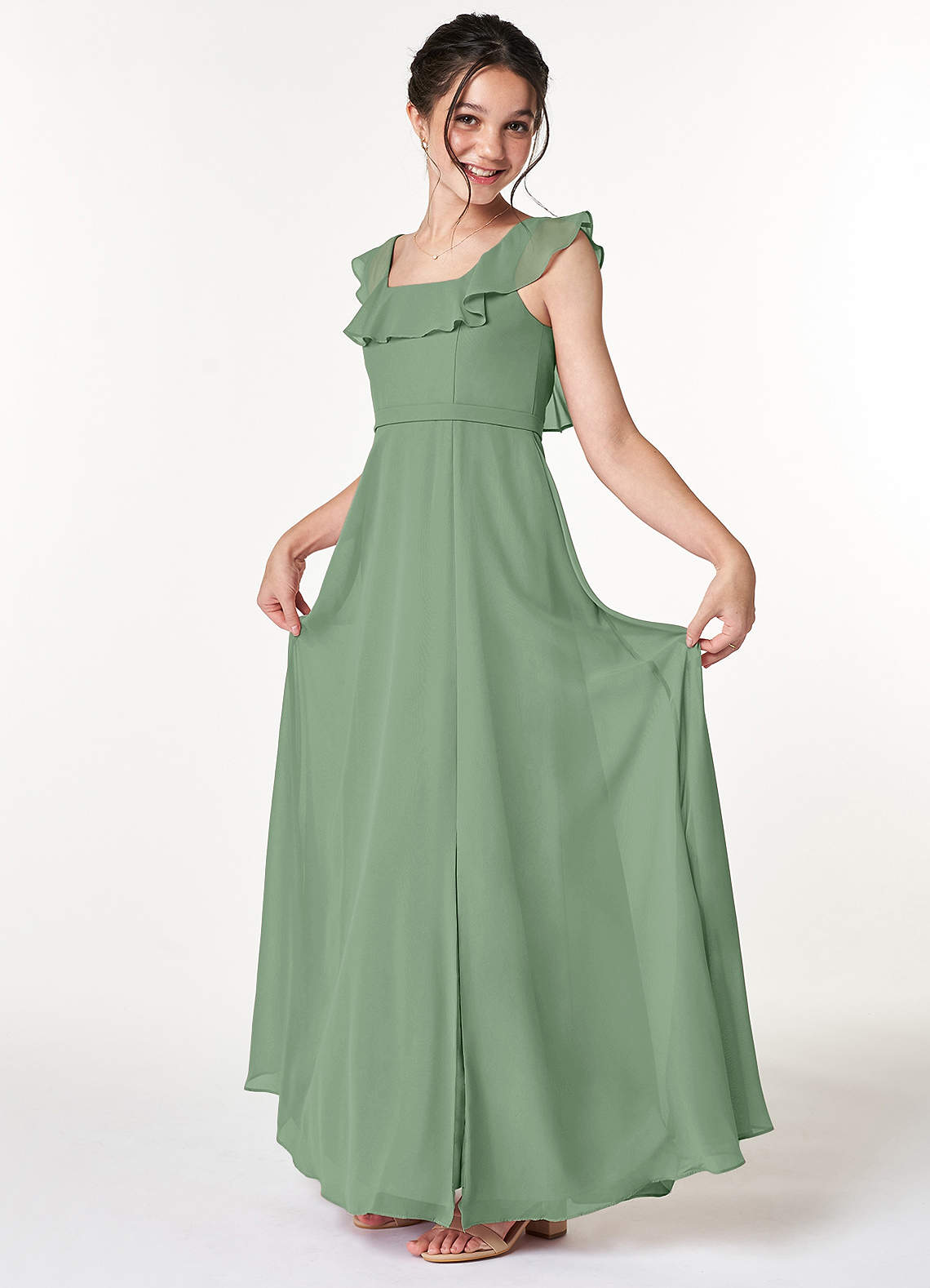 Amethyst Jinny JBD Try-on Dress Sample Dress Junior Bridesmaid Dresses ...