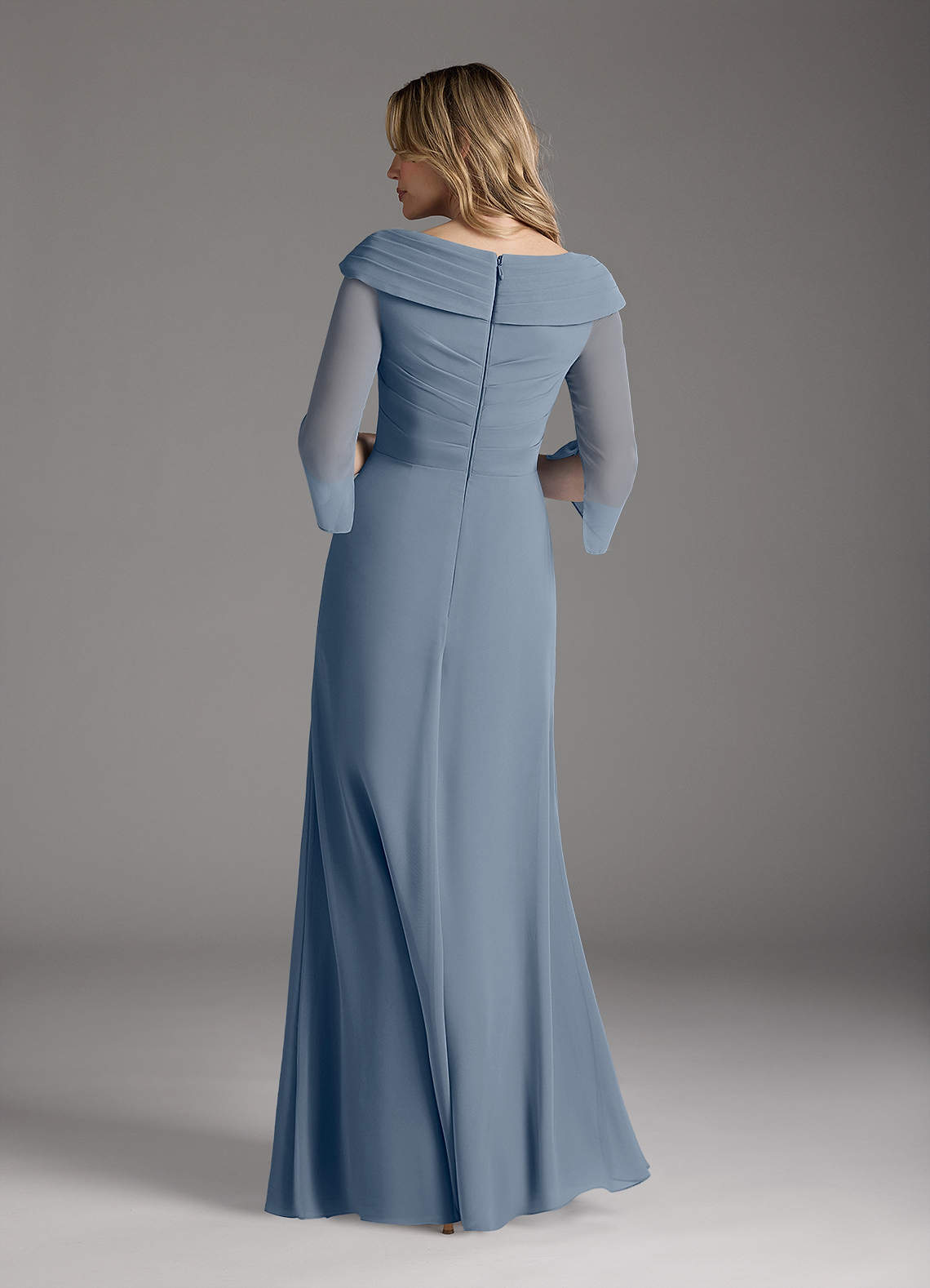Azazie Jaycee Twilight A-Line Chiffon Dress | Azazie