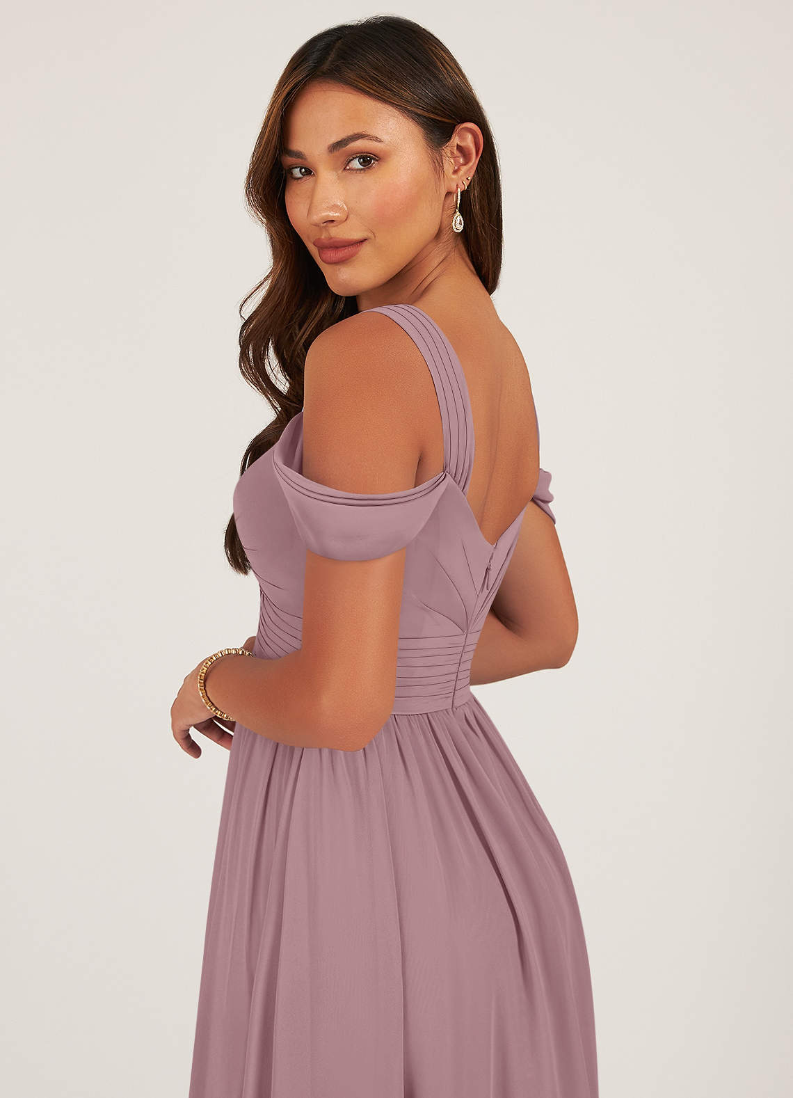 Dusty Rose Azazie Lianne Bridesmaid Dresses | Azazie