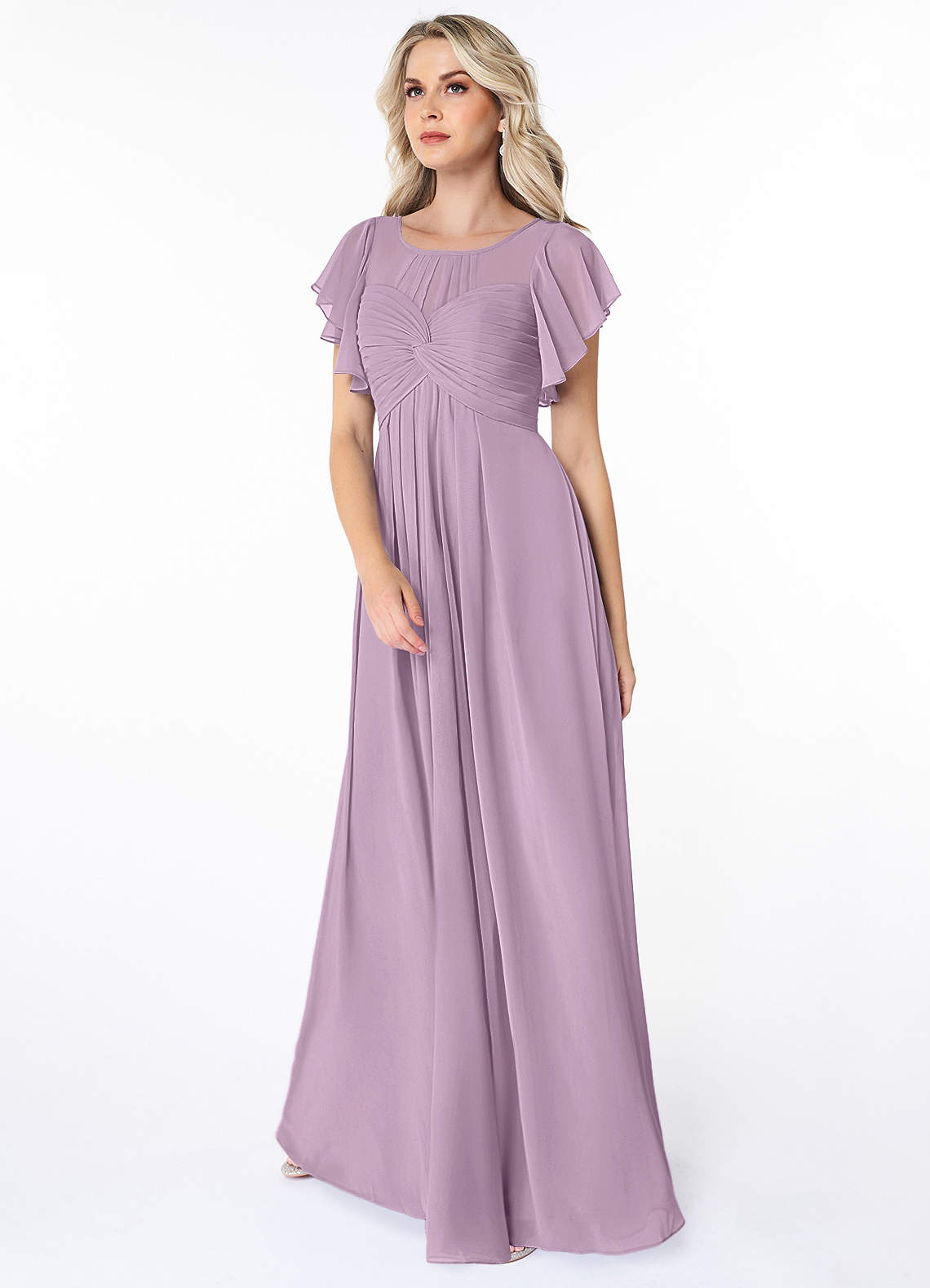 Wisteria Azazie Lily Modest Bridesmaid Dresses | Azazie