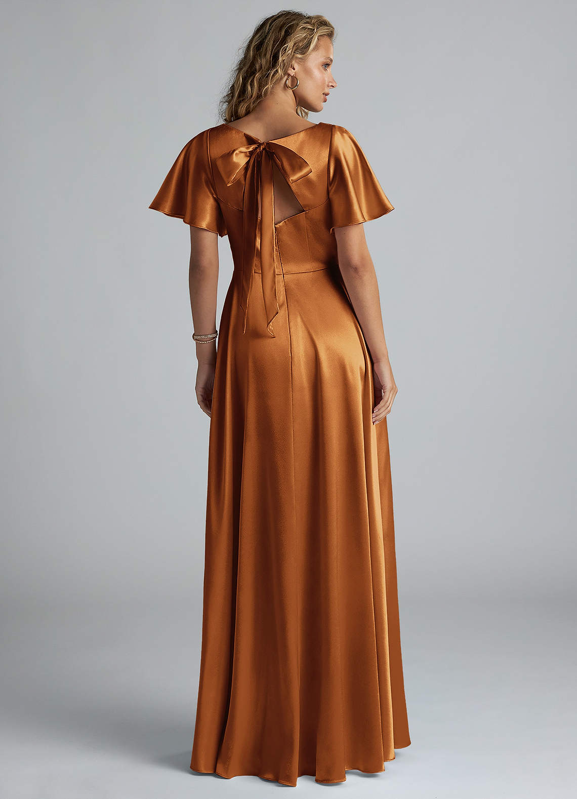Azazie Kimber Copper Bridesmaid Dresses | Azazie