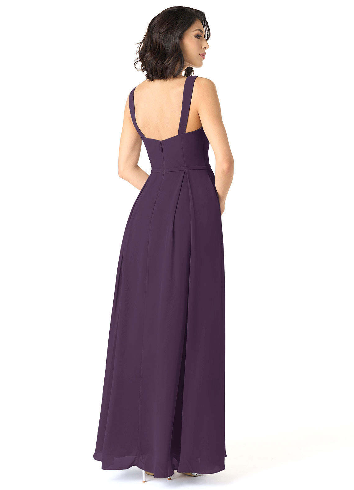 Plum Azazie Simoan Bridesmaid Dresses | Azazie
