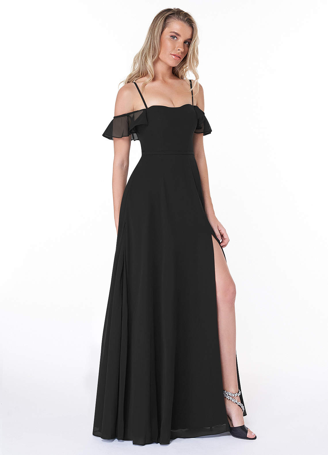 Black Azazie Agretta Bridesmaid Dresses | Azazie