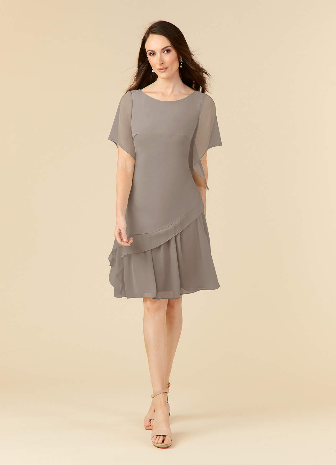 Taupe Azazie Louisa Mother Of The Bride Dress Mother Of The Bride