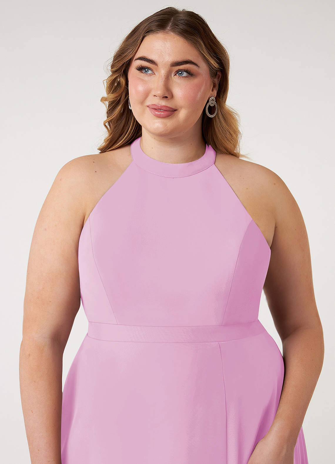 Candy Pink Azazie Clarice Bridesmaid Dresses | Azazie